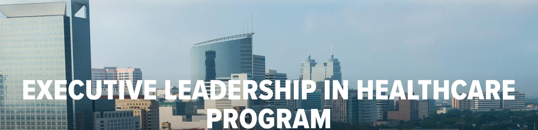 Executive Leadership in Healthcare Program: A Collaboration Between ...